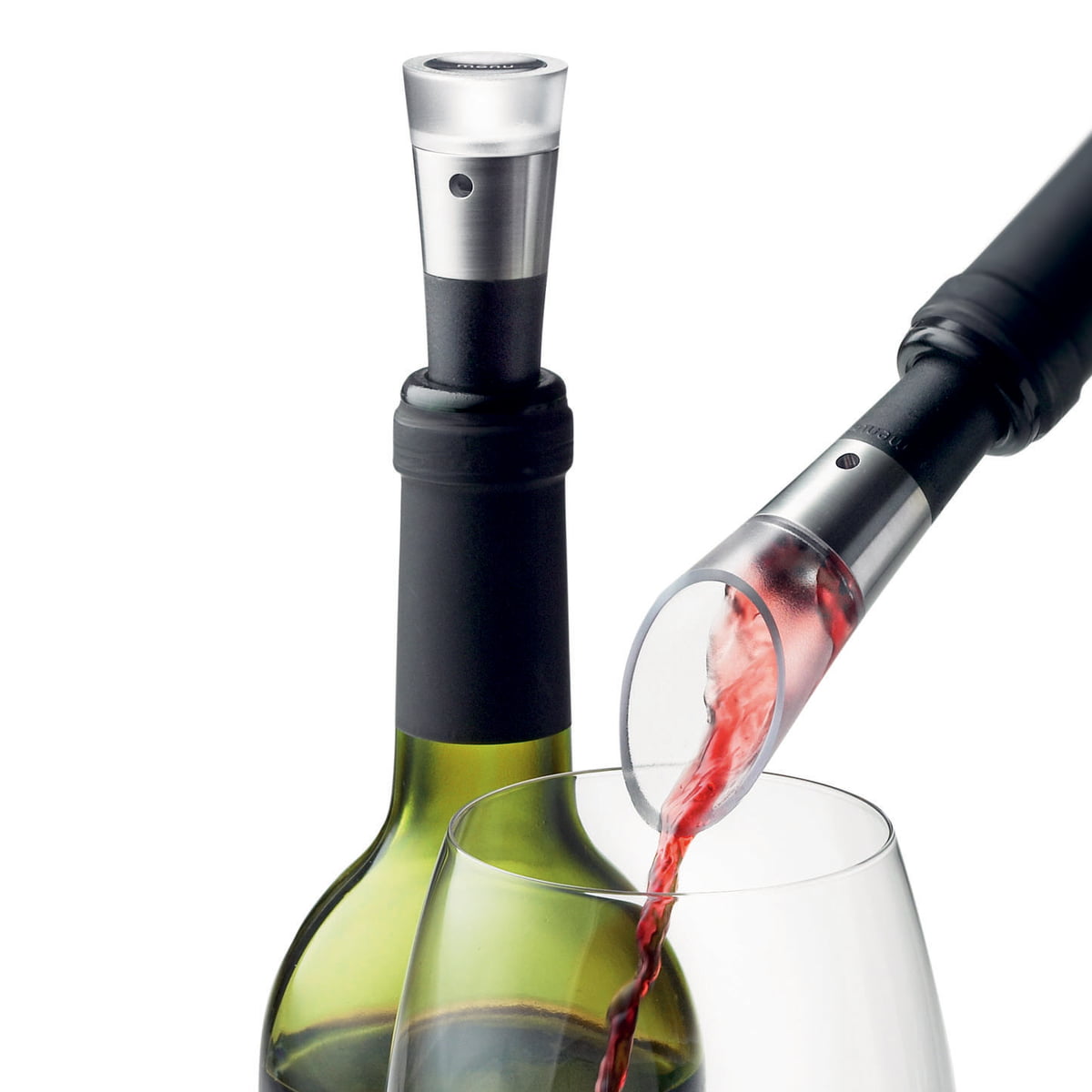 MENU Decanting Pourer and Vacuum Stopper – Quarter Square Lifestyle ...